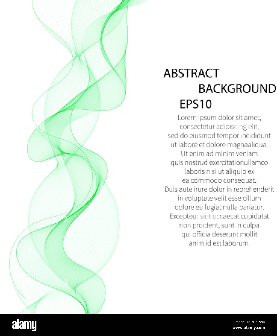 Abstract template background with wave Stock Vector Image & Art - Alamy