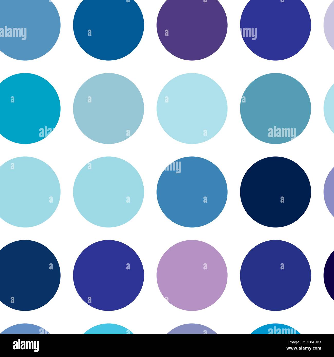 Circles, dots, polka-dots seamlessly repeatable colorful pattern ...