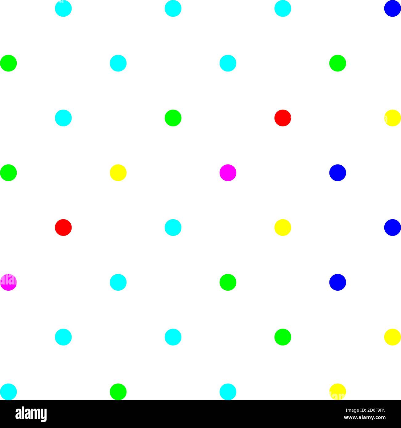 Circles, dots, polka-dots seamlessly repeatable colorful pattern ...
