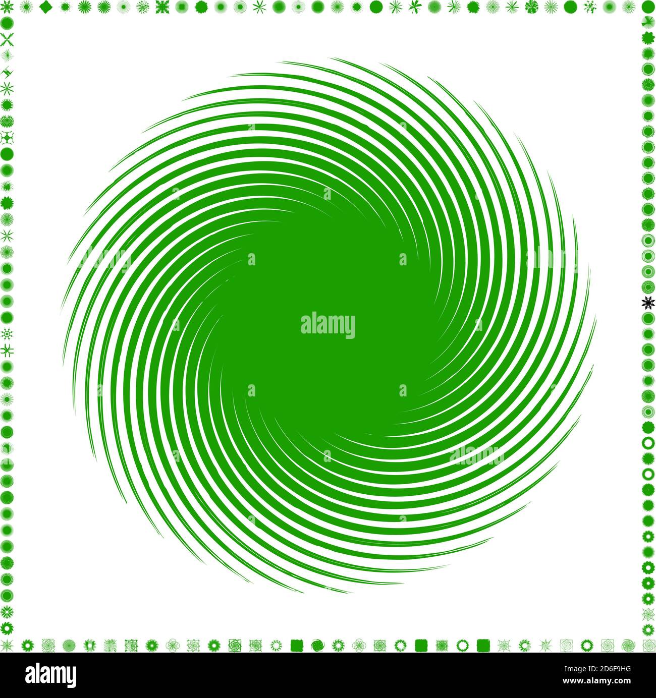 Green, organic-angular geometric generative art shapes, abstract vector ...