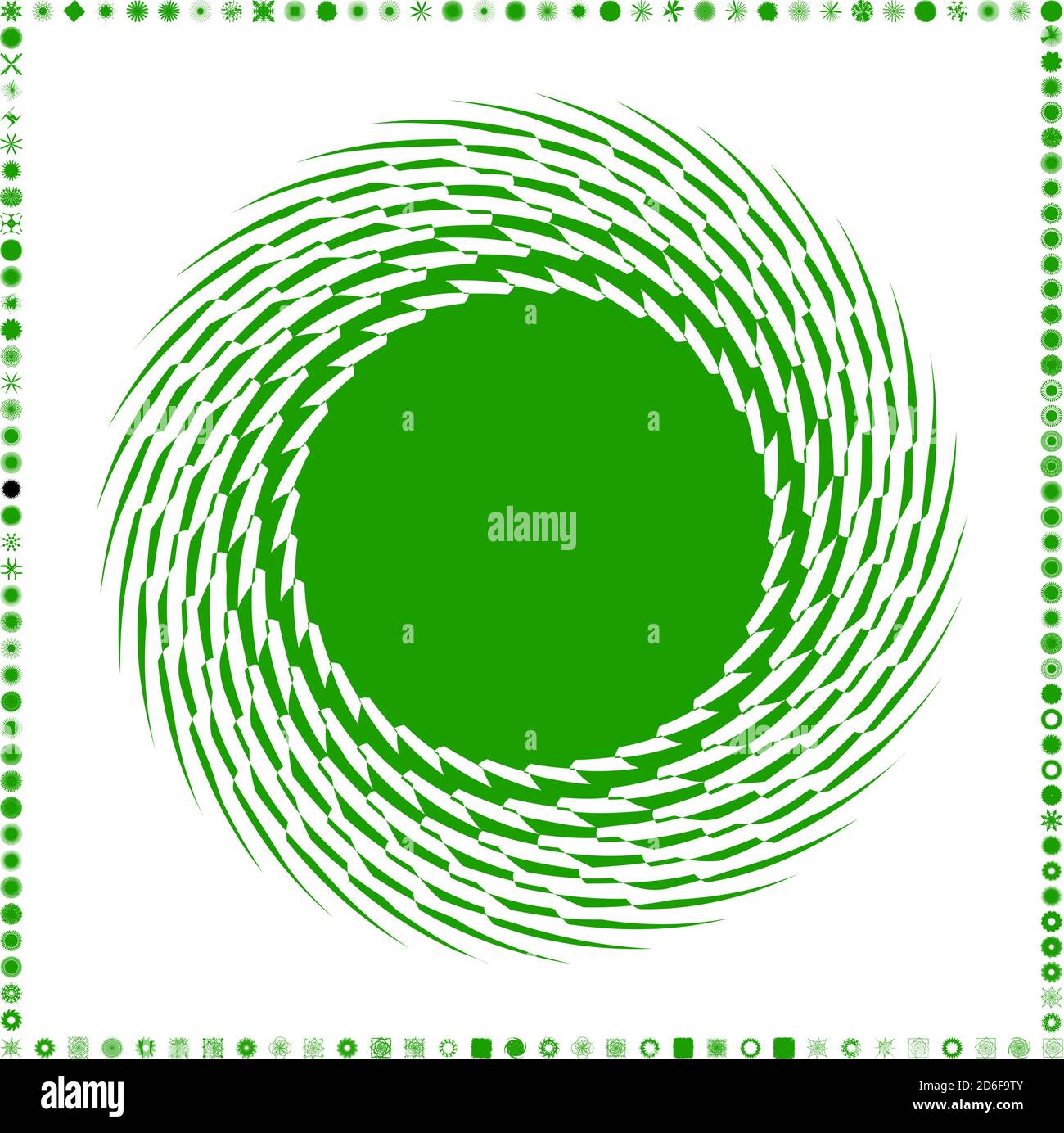 Green, organic-angular geometric generative art shapes, abstract vector ...