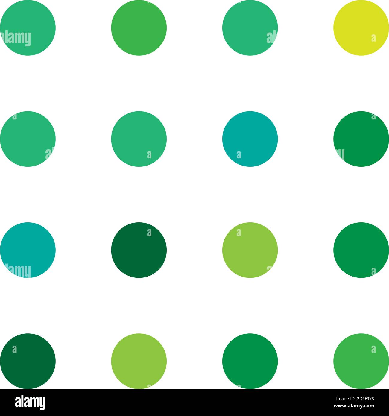 Circles, dots, polka-dots seamlessly repeatable colorful pattern ...