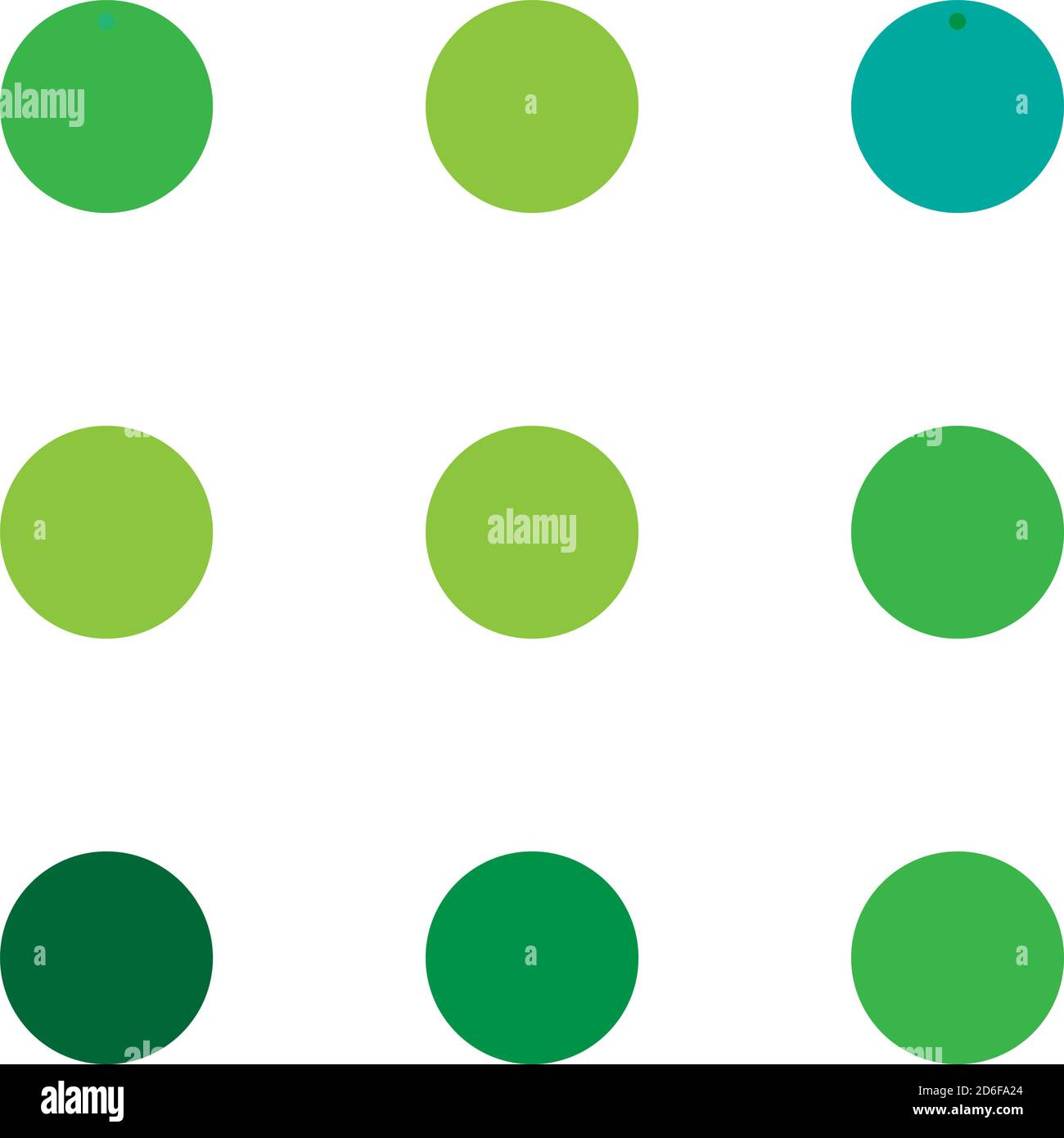 Circles, dots, polka-dots seamlessly repeatable colorful pattern ...