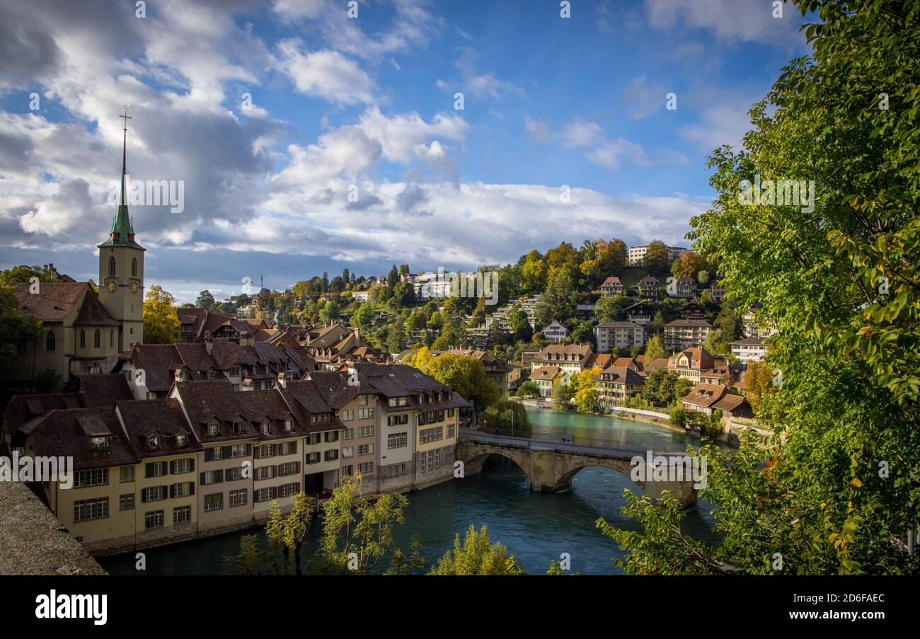 The historic district of Bern - the capital city of Switzerland Stock ...