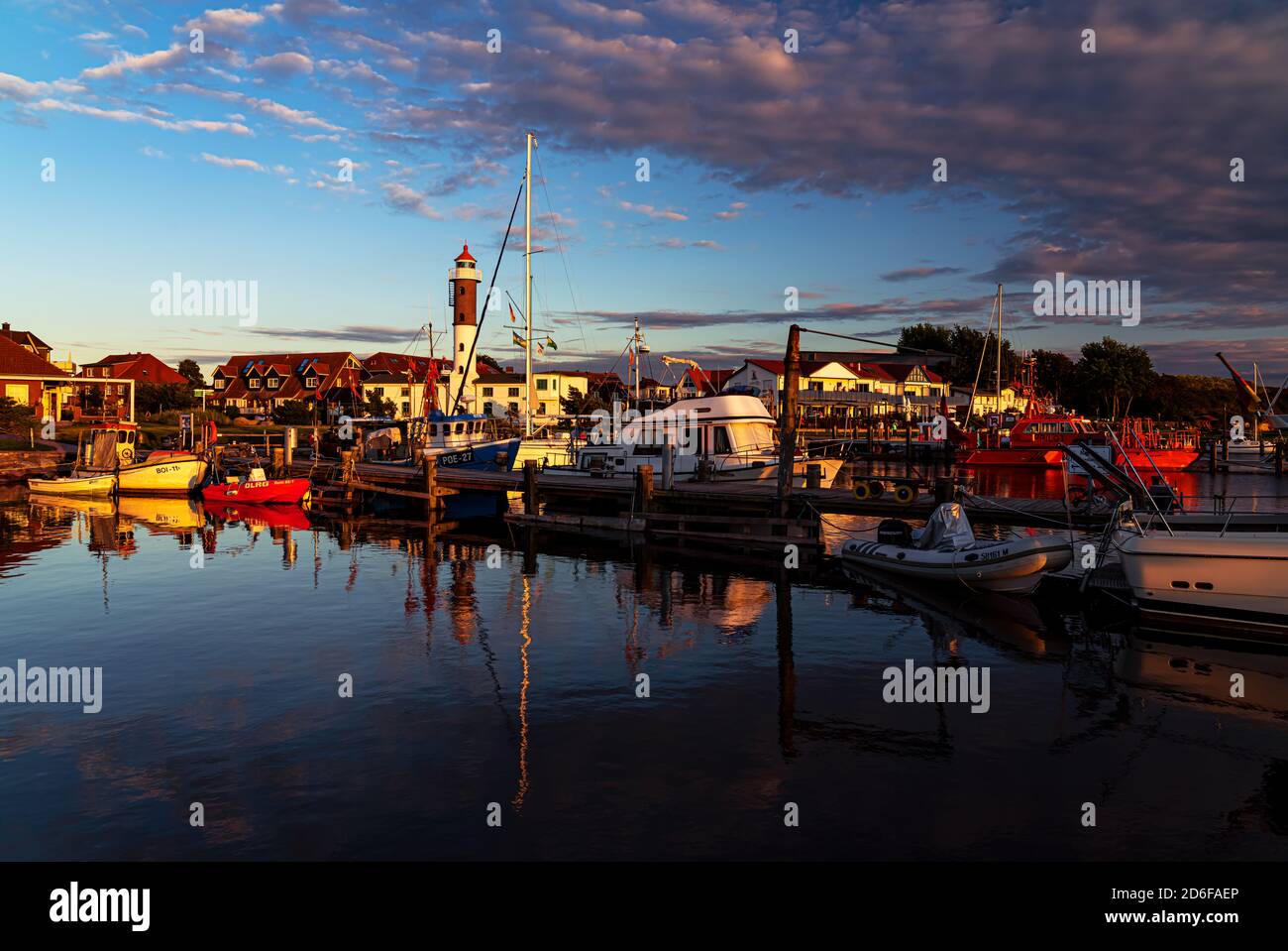Harbor in Timmendorf, Poel Island Stock Photo - Alamy