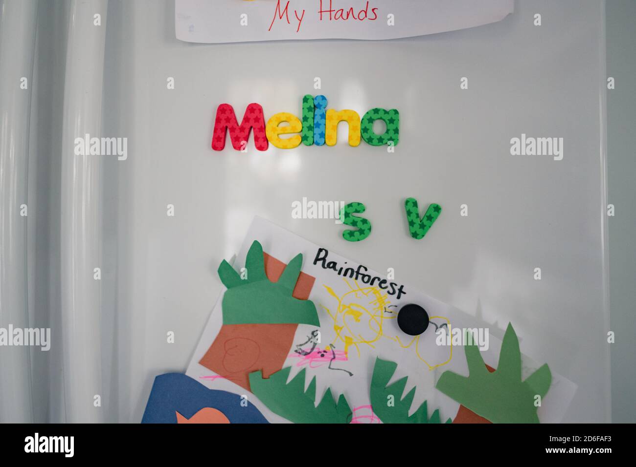 Letter fridge magnets hi-res stock photography and images - Alamy