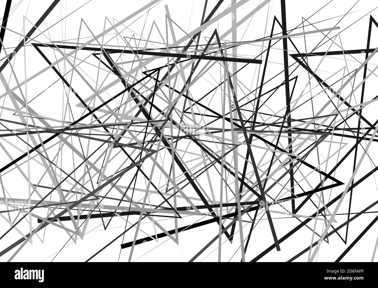 Edgy, angular lines abstract vector art. Abstract zig-zag; criss-cross ...