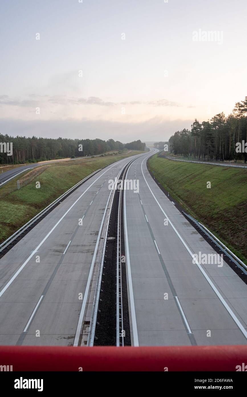 Empty motorway a14 hi-res stock photography and images - Alamy