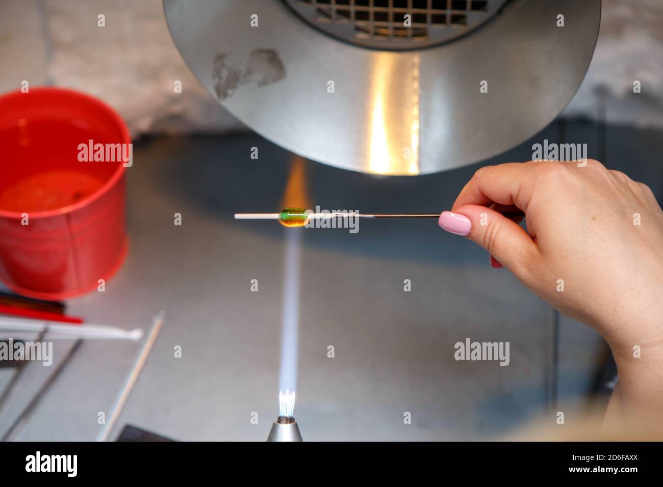 Glass making process hi-res stock photography and images - Alamy