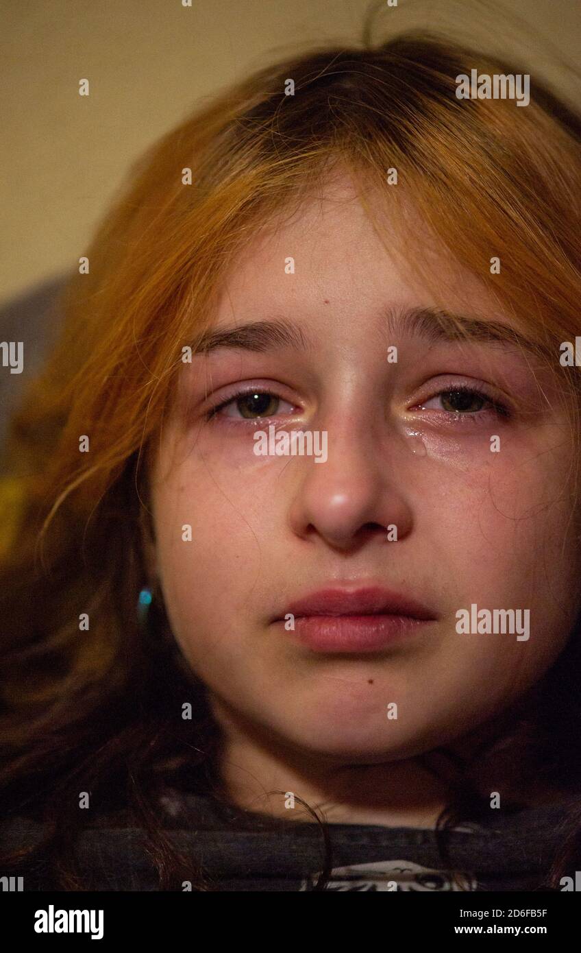 Tears rolling kid hi-res stock photography and images - Alamy