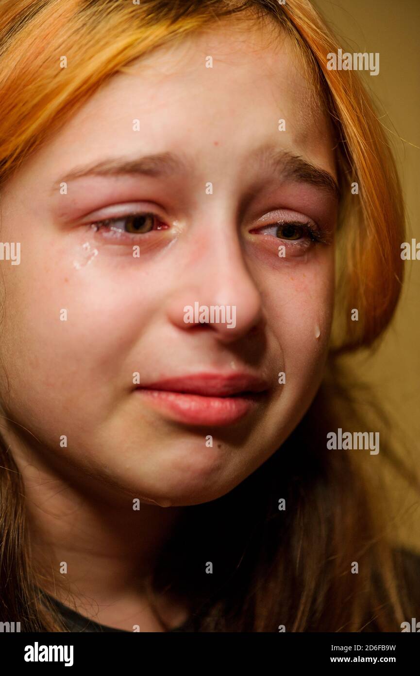 Tears rolling kid hi-res stock photography and images - Alamy