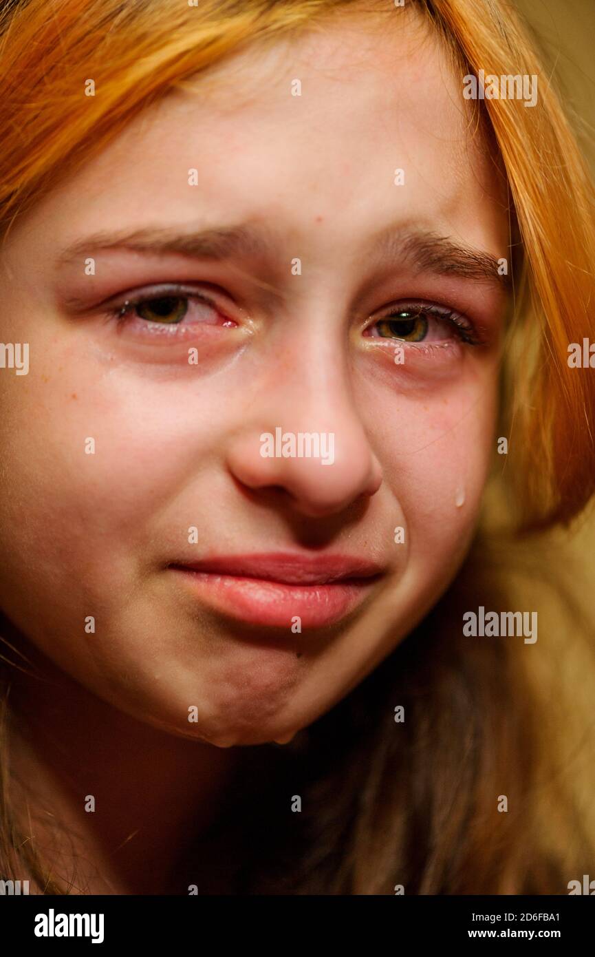 Tears rolling kid hi-res stock photography and images - Alamy