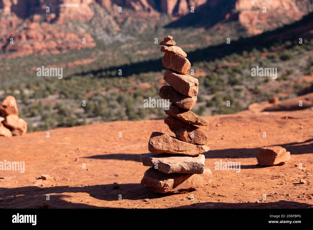 Red rock tower in Sedona Arizona Stock Photo - Alamy