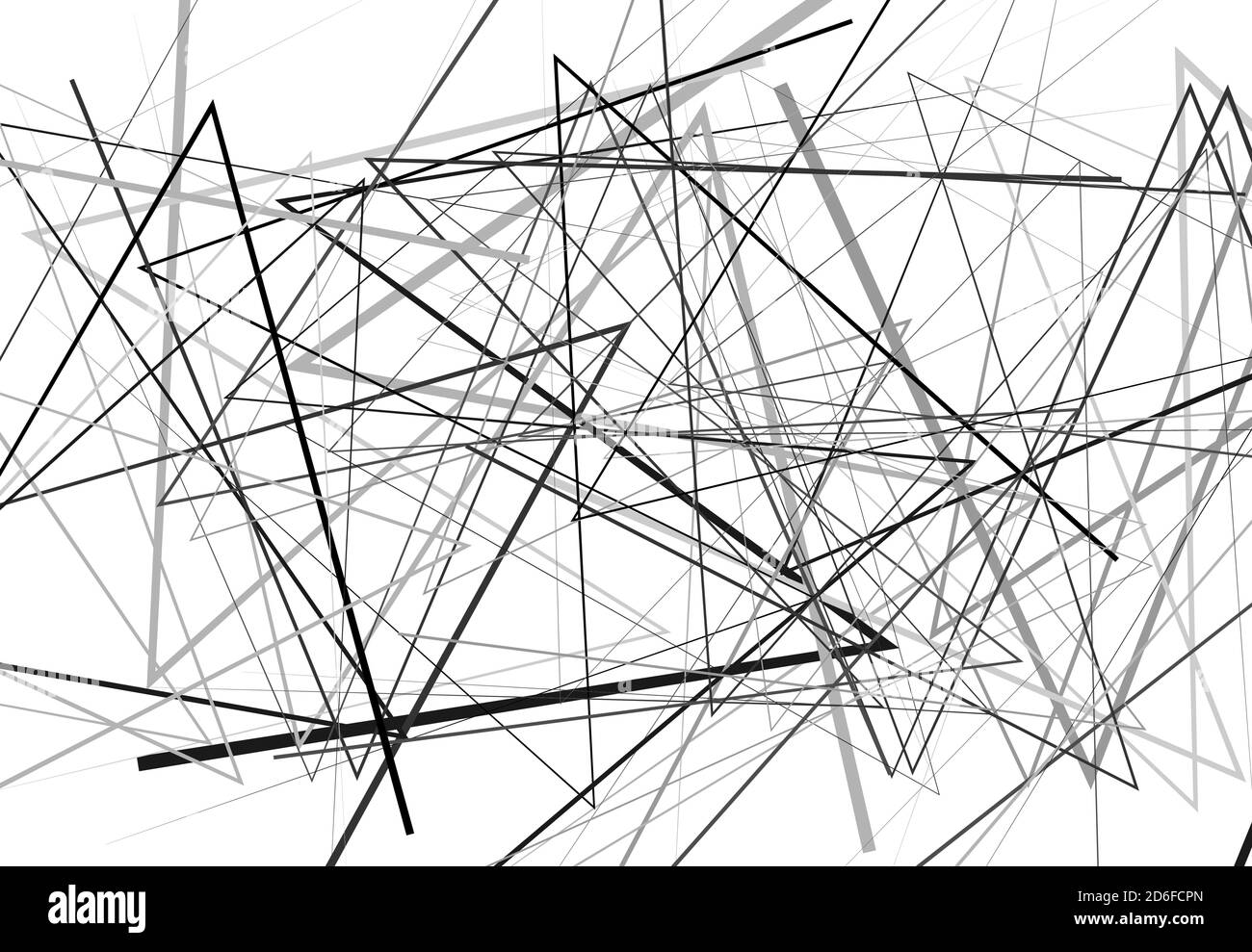 Edgy, angular lines abstract vector art. Abstract zig-zag; criss-cross ...