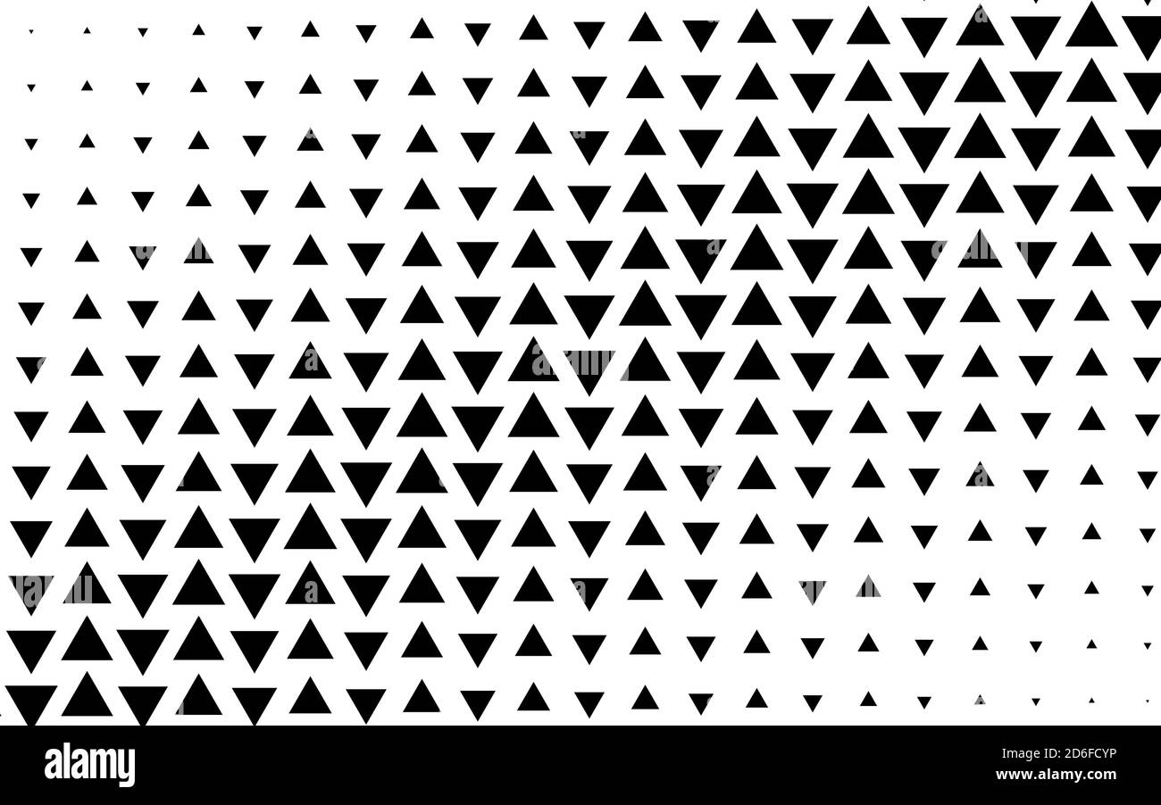 Triangles halftone vector illustration. Triangle geometric background ...