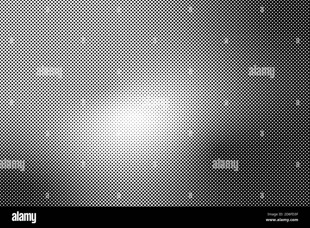 Circle halftone, screentone vector illustrations. Dots, dotted ...