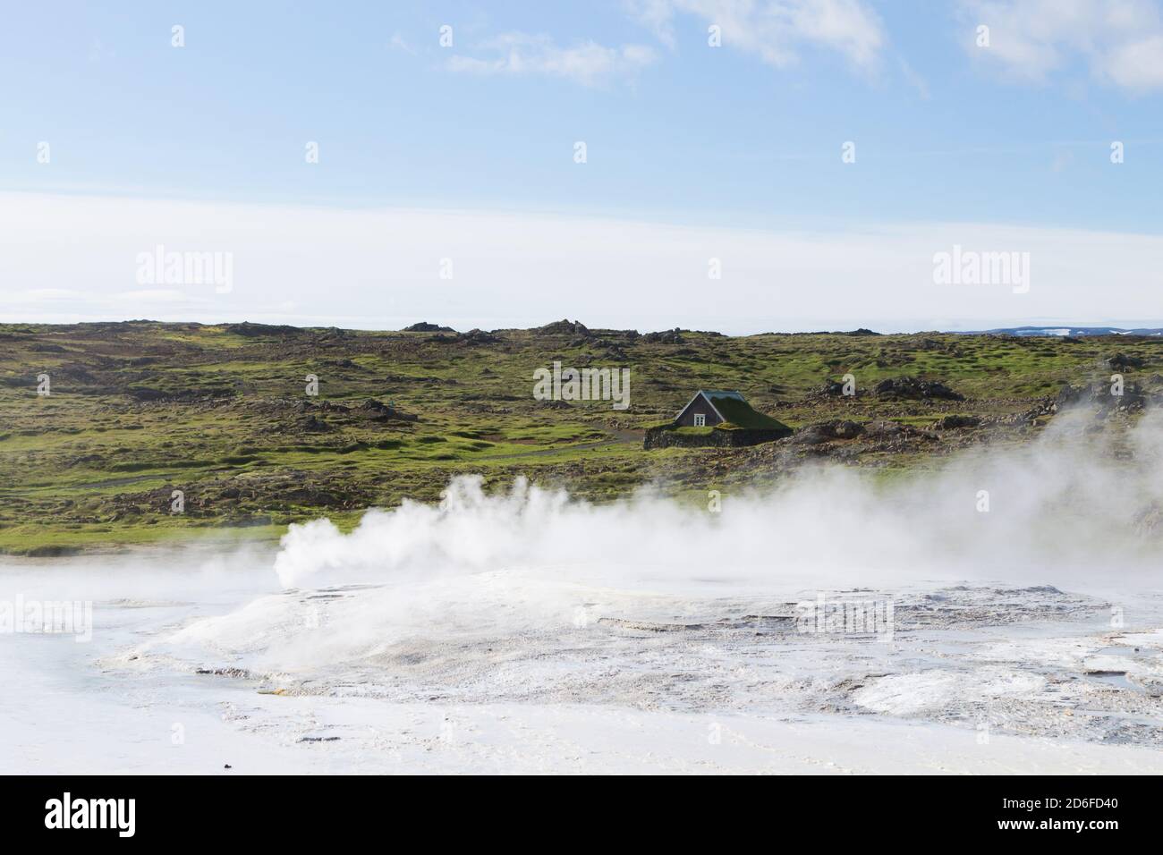 Hveravellir hot springs area, Iceland. Highlands of Iceland Stock Photo ...