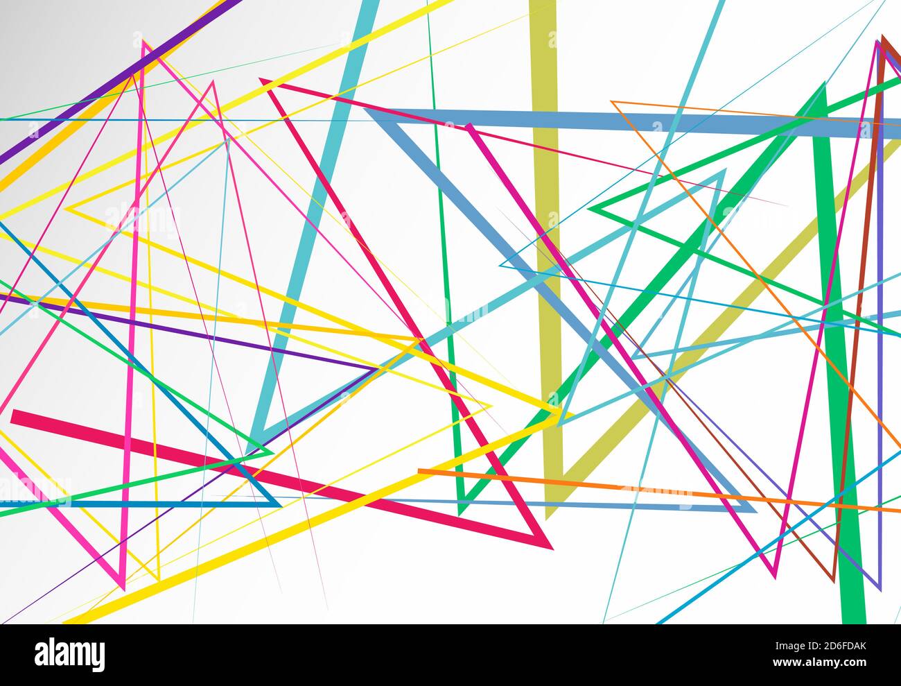 Edgy, angular lines abstract vector art. Abstract zig-zag; criss-cross ...