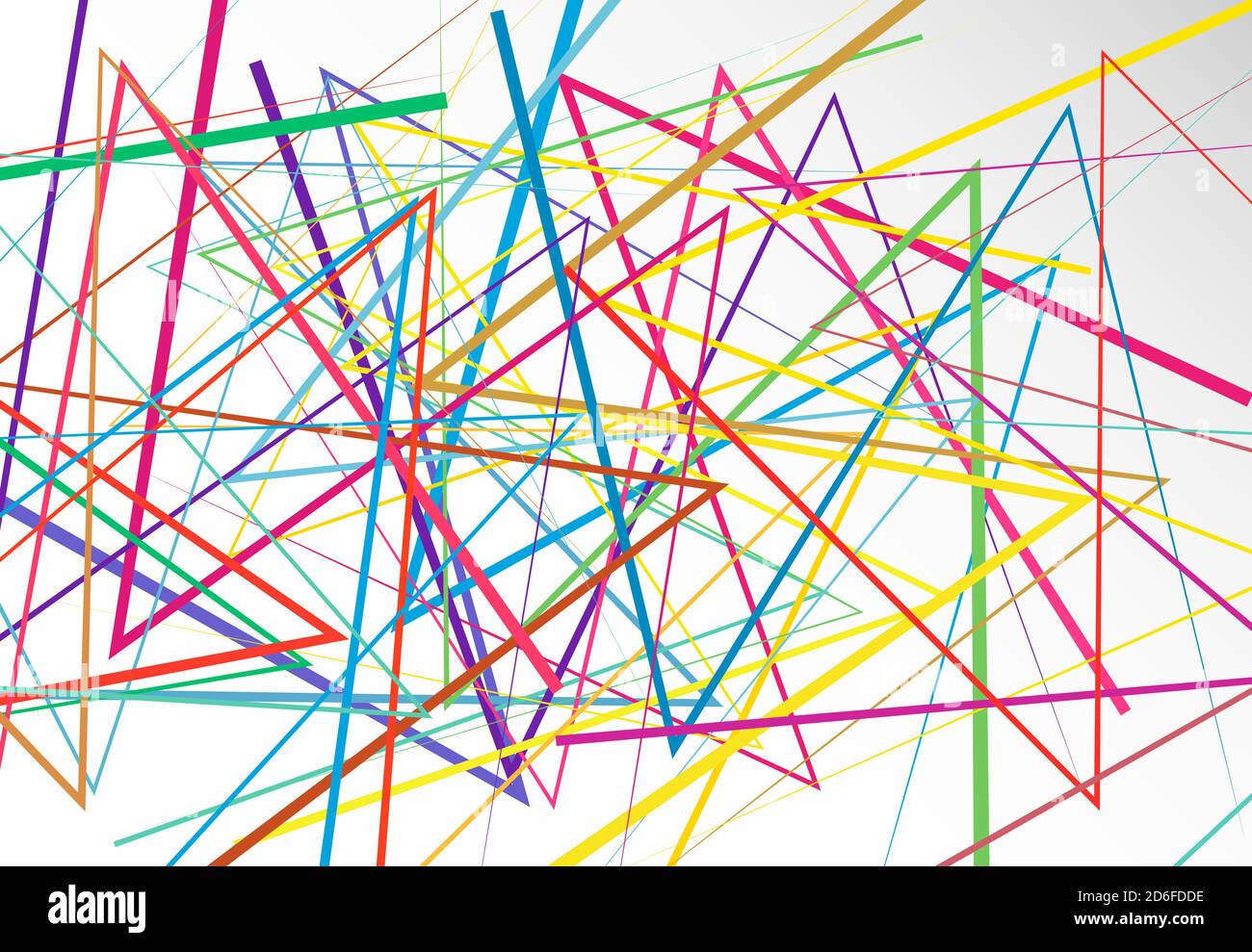 Edgy, angular lines abstract vector art. Abstract zig-zag; criss-cross ...