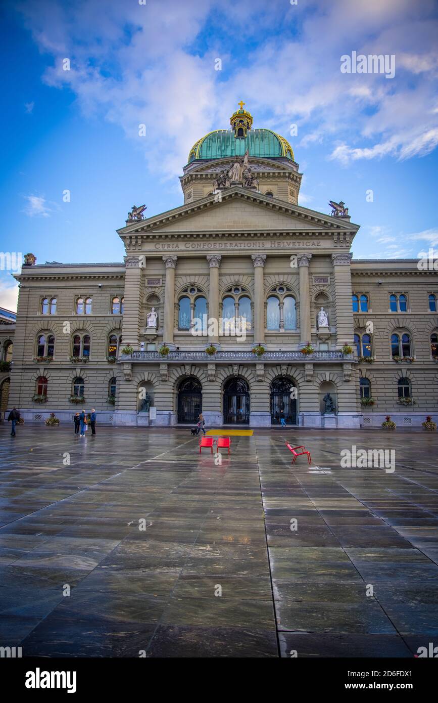 Parliament building in the city of Bern - the capital city of ...