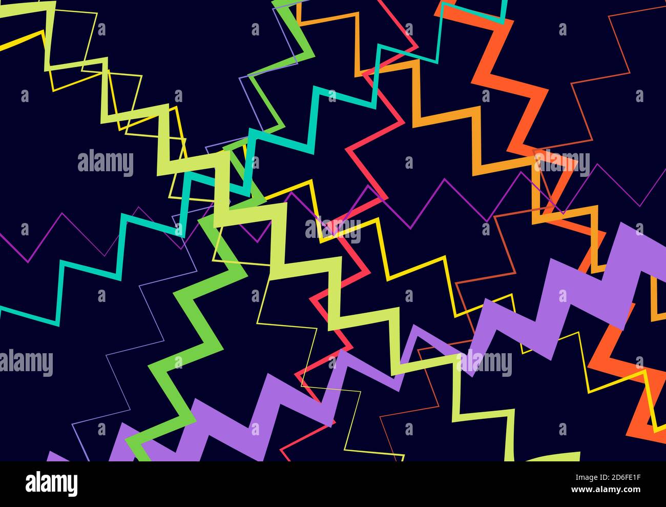 Edgy, angular lines abstract vector art. Abstract zig-zag; criss-cross, wavy intersected lines ...