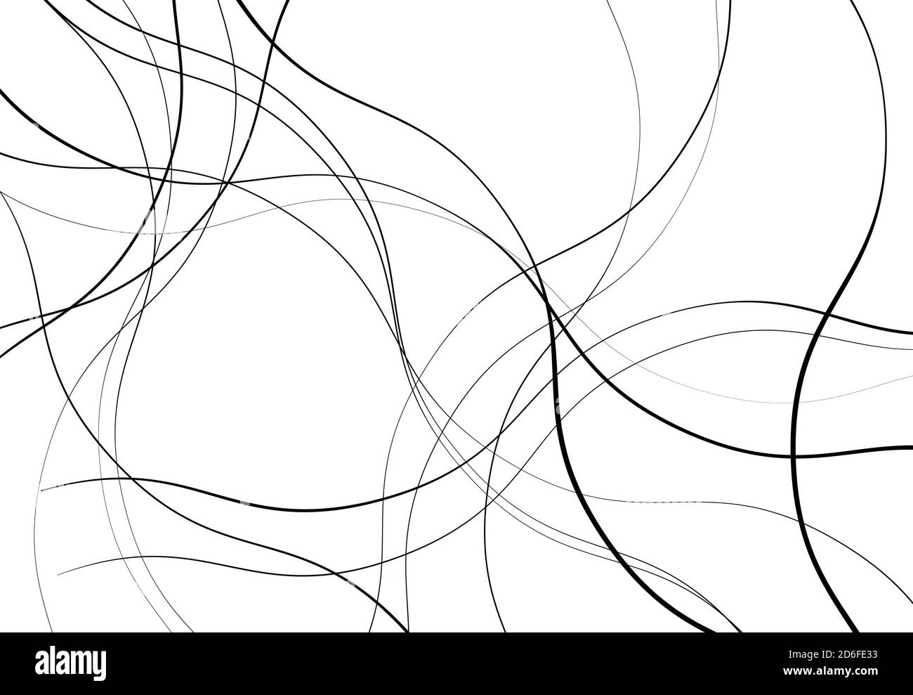 Squiggly Squiggle Wavy Waving Random Lines Abstract Background