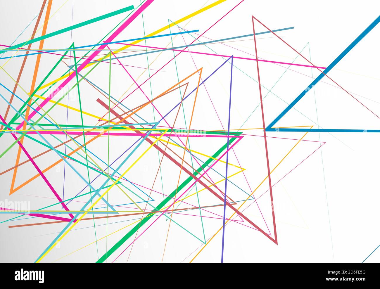 Edgy, angular lines abstract vector art. Abstract zig-zag; criss-cross ...