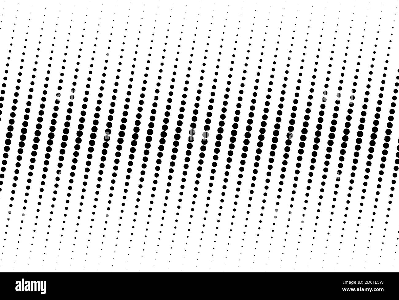 Diagonal, oblique circles, dots halftone vector illustration. Halftone ...
