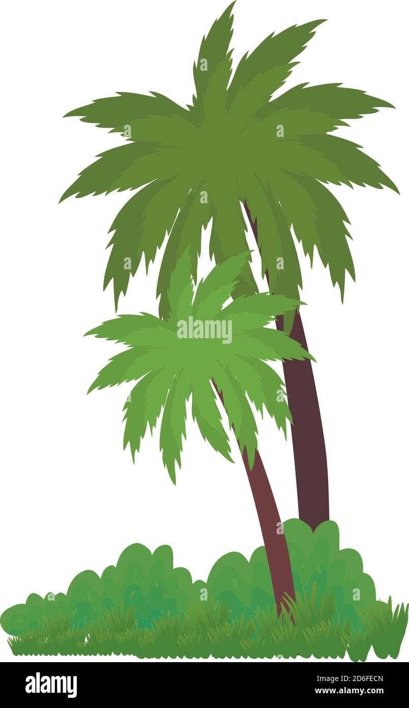 Isolated palm trees vector design Stock Vector Image & Art - Alamy