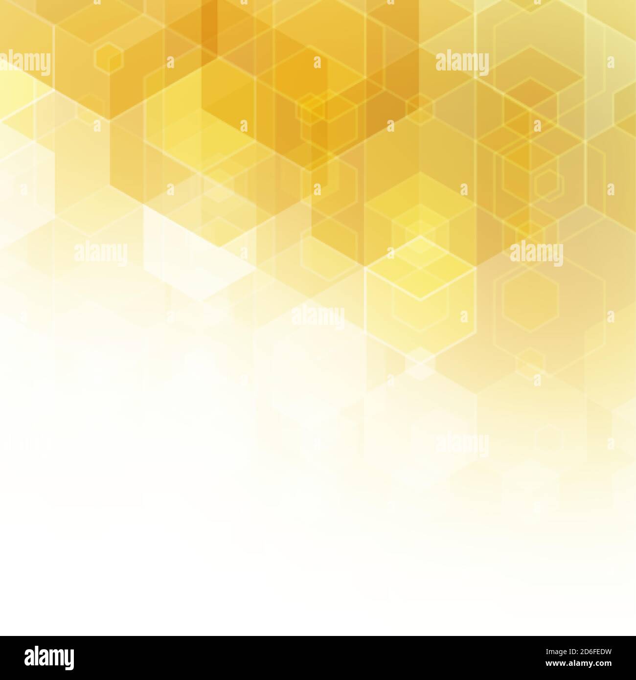 Gold abstract hexagon background. Vector geometric design Stock Vector ...