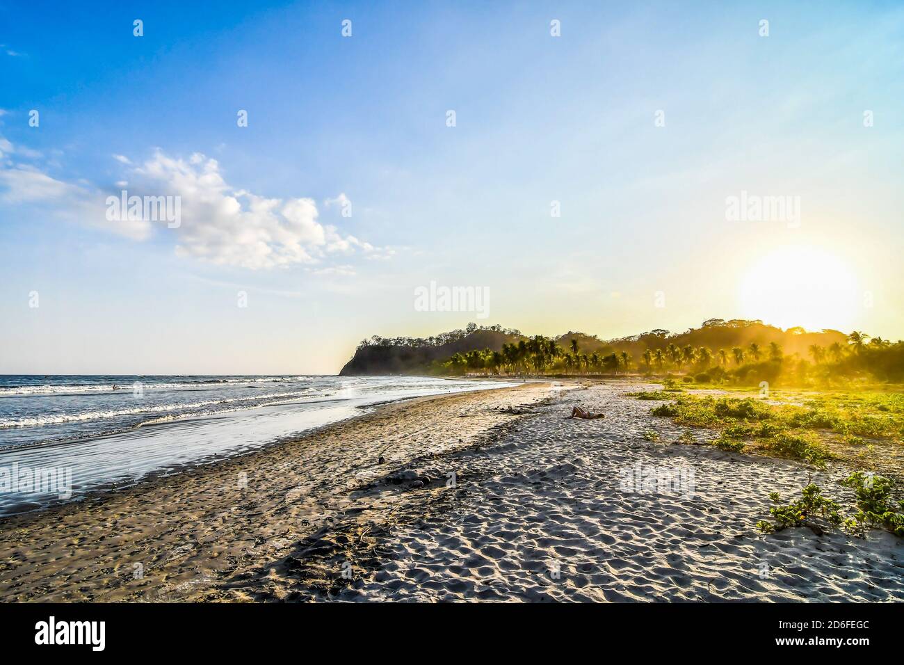 sea in samara nicoya costa rica central america Stock Photo - Alamy