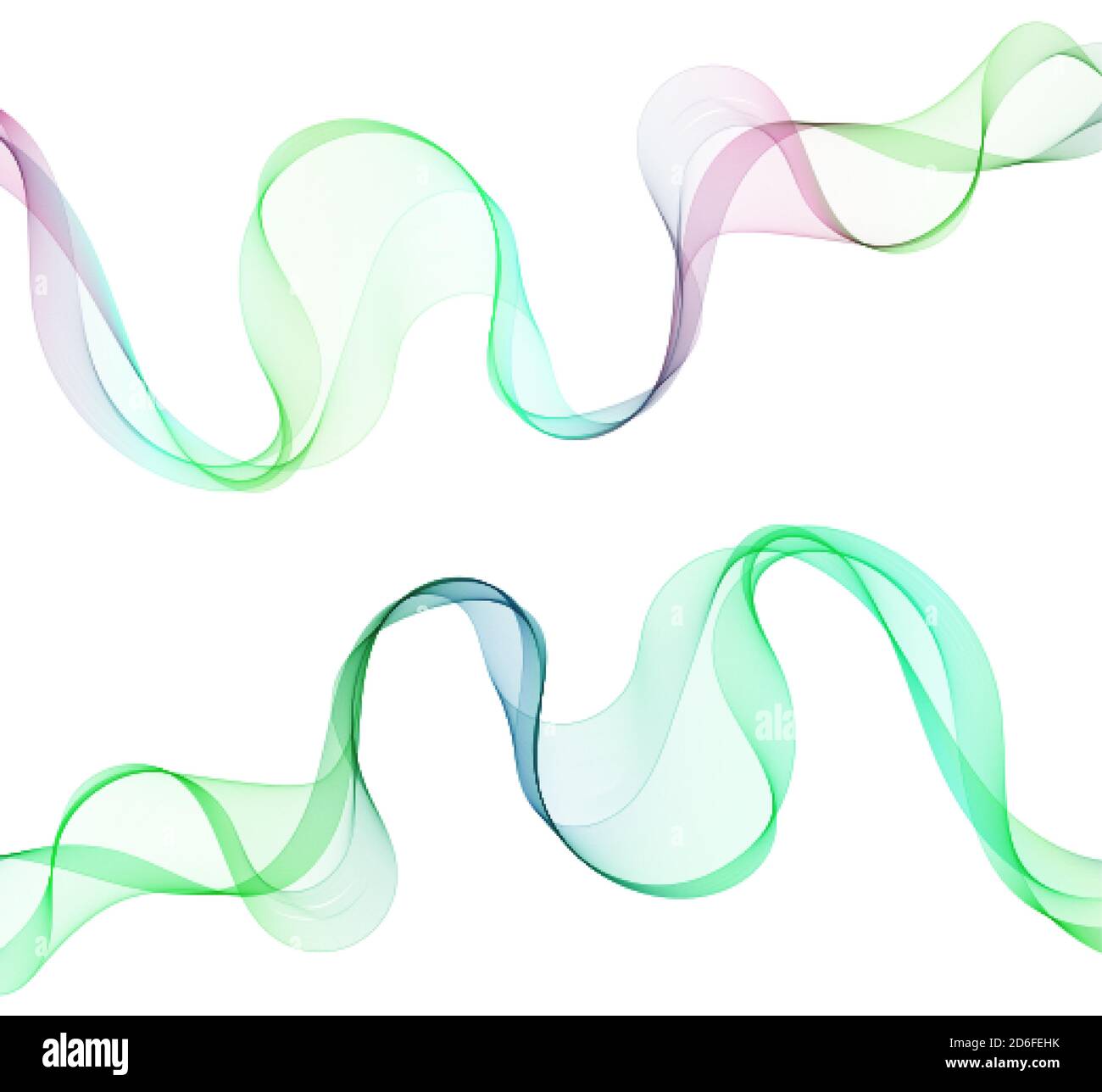 set of vector graphic waves on white background Stock Vector Image ...