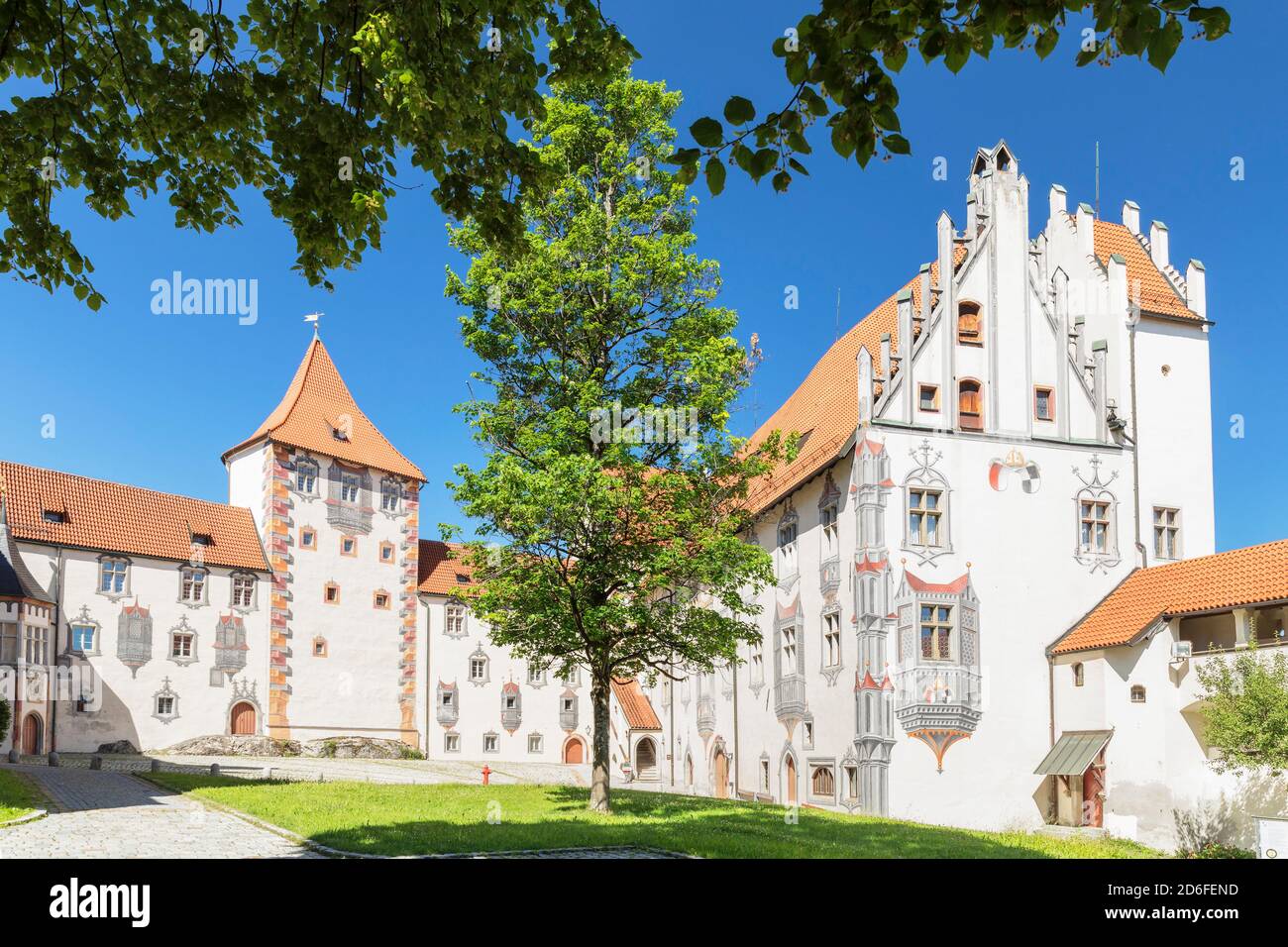 High Castle, Füssen, Allgäu, Upper Bavaria, Germany Stock Photo - Alamy