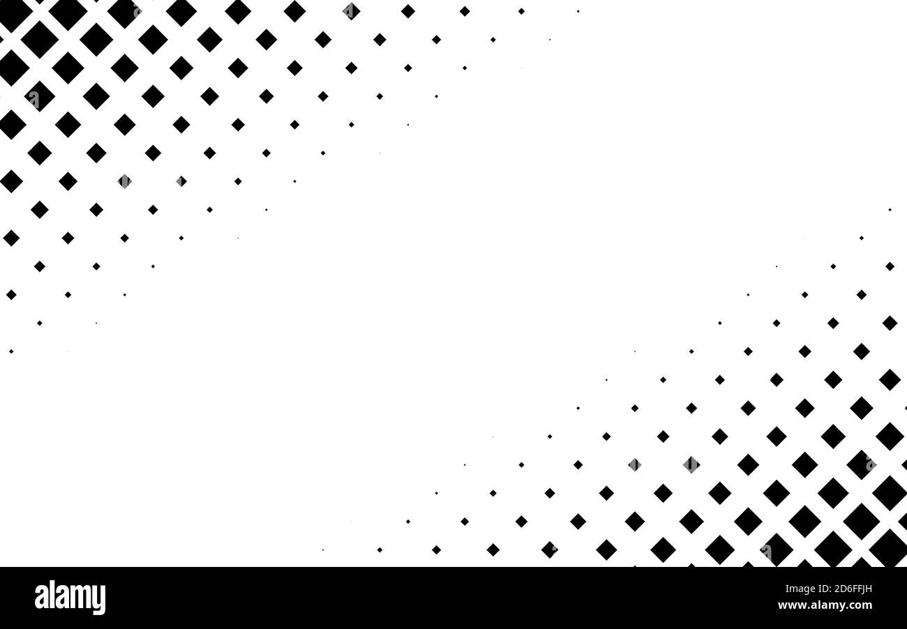 Squares halftone geometric background pattern and texture vector ...
