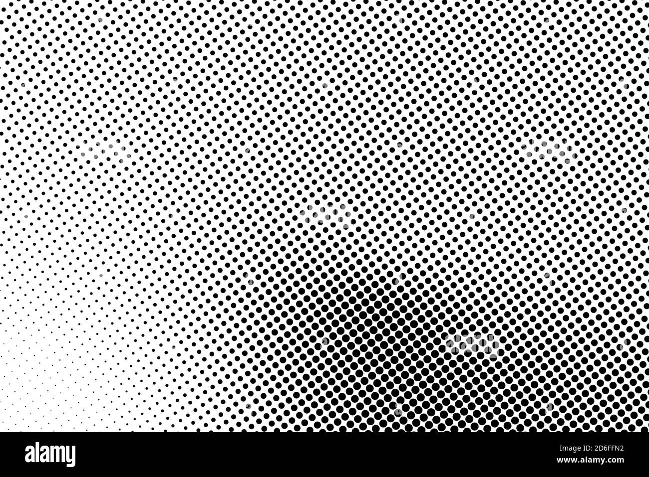 Circle halftone, screentone vector illustrations. Dots, dotted ...