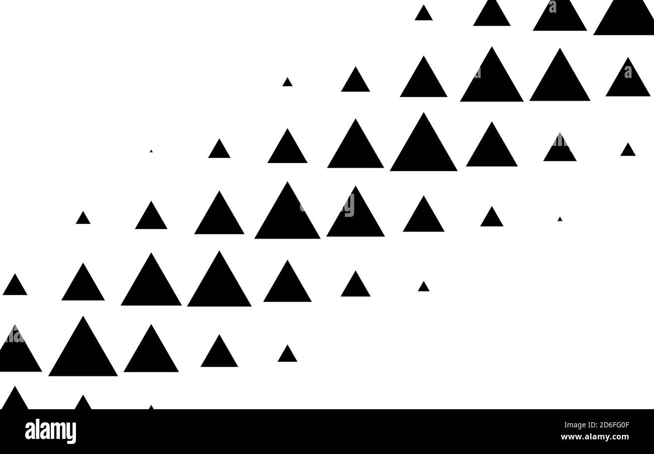 Triangles halftone vector illustration. Triangle geometric background ...