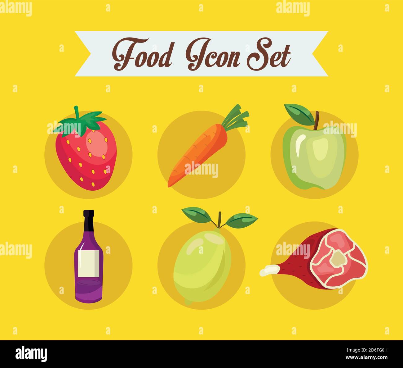 food and eat icon collection vector design Stock Vector Image & Art - Alamy