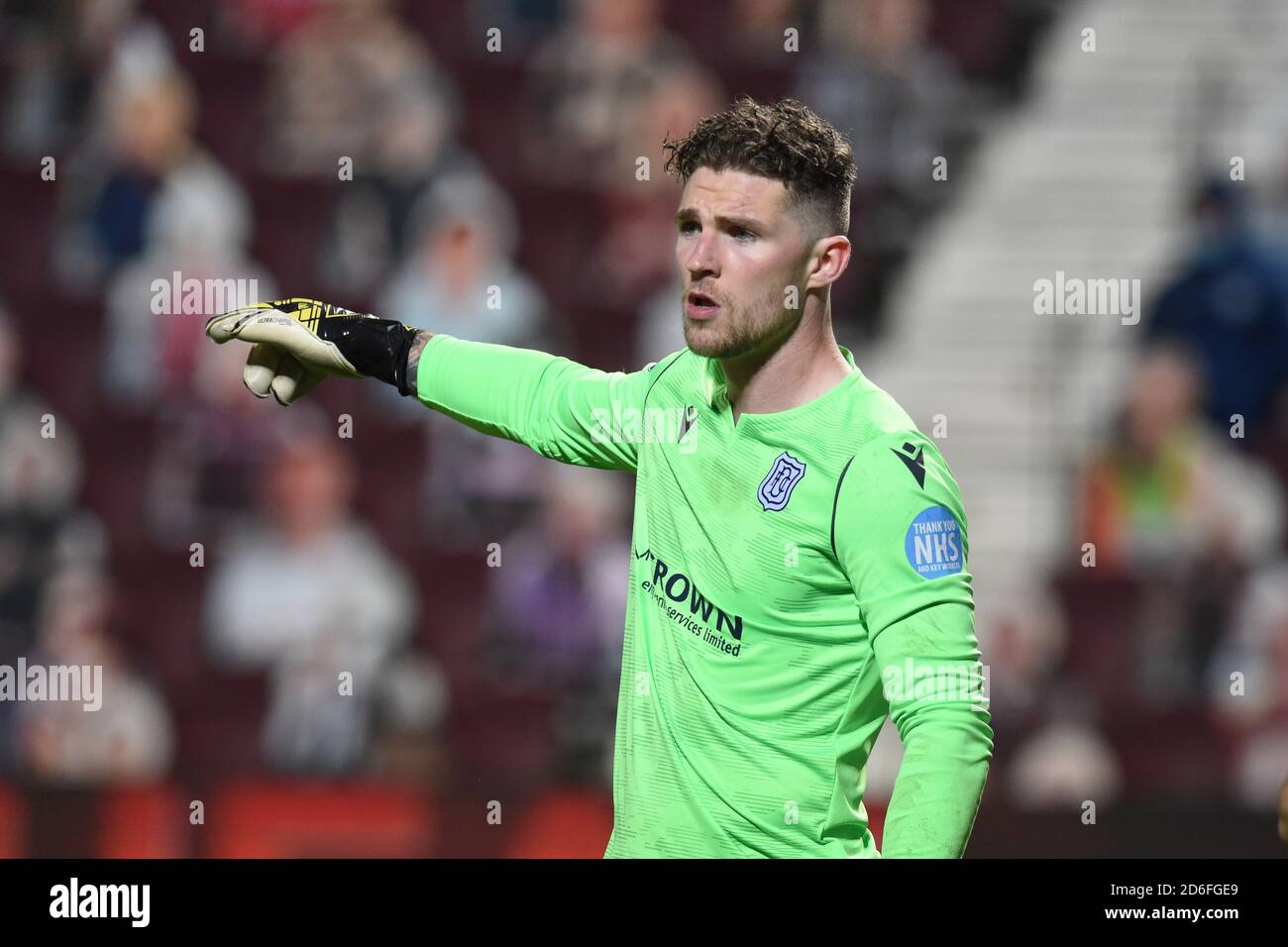Tynecastle Park, Edinburgh ,Scotland. UK .16th-Oct 20. Hearts vs Dundee ...