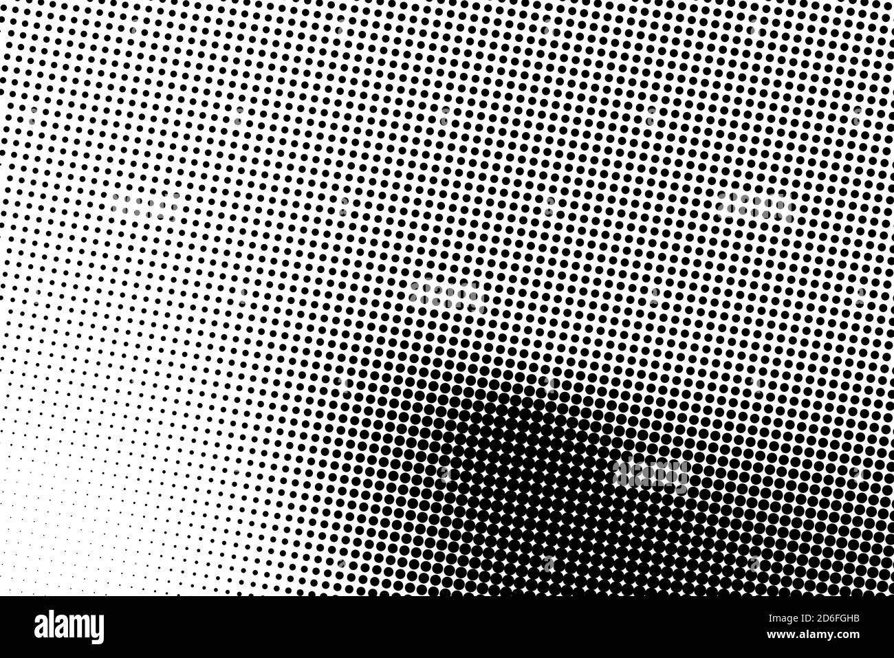 Circle halftone, screentone vector illustrations. Dots, dotted ...