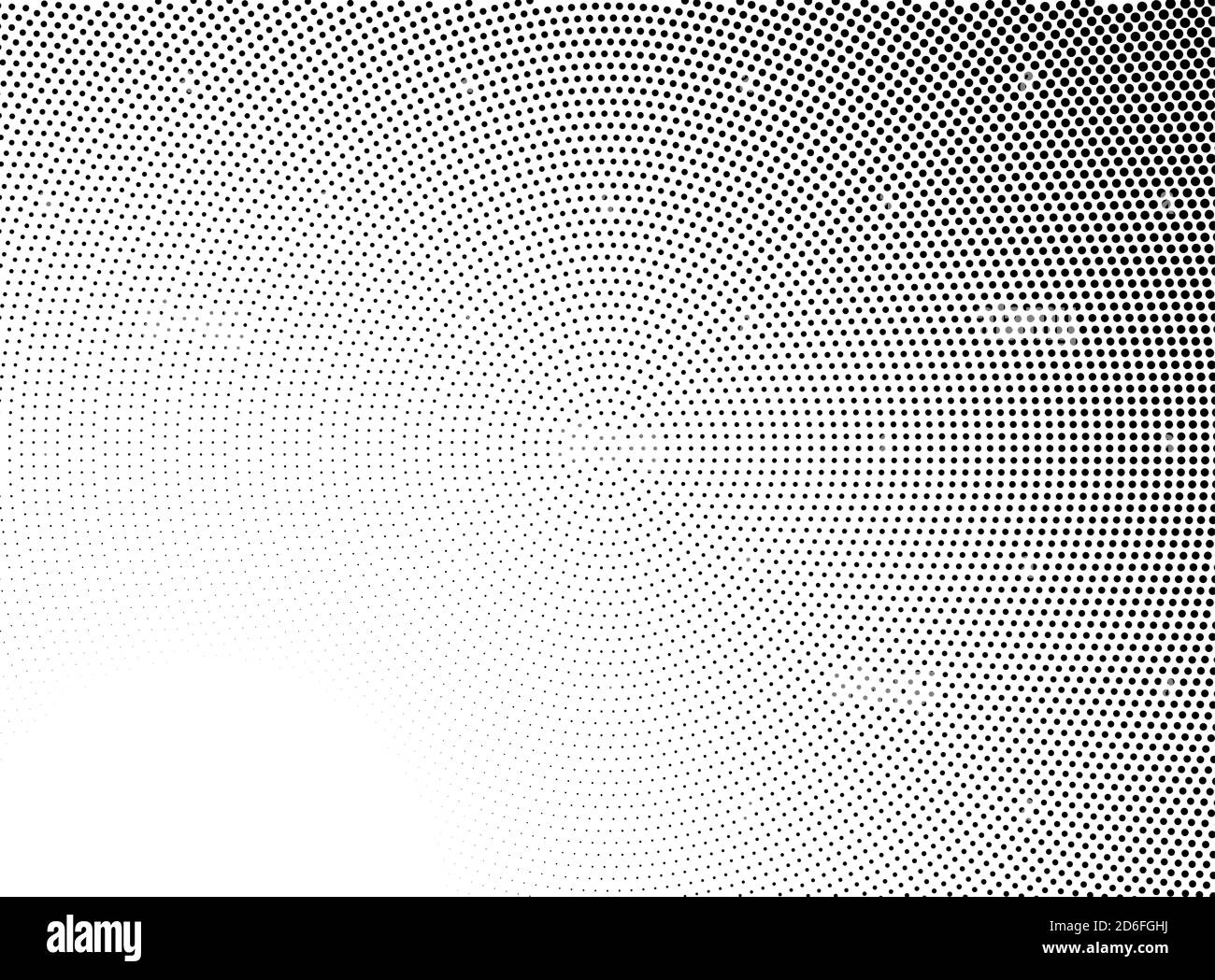 Circle halftone, screentone vector illustrations. Dots, dotted ...
