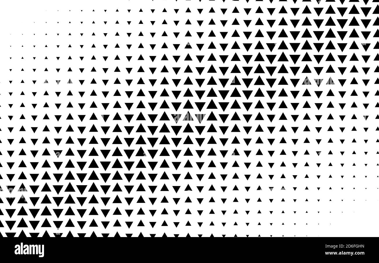 Triangles halftone vector illustration. Triangle geometric background ...