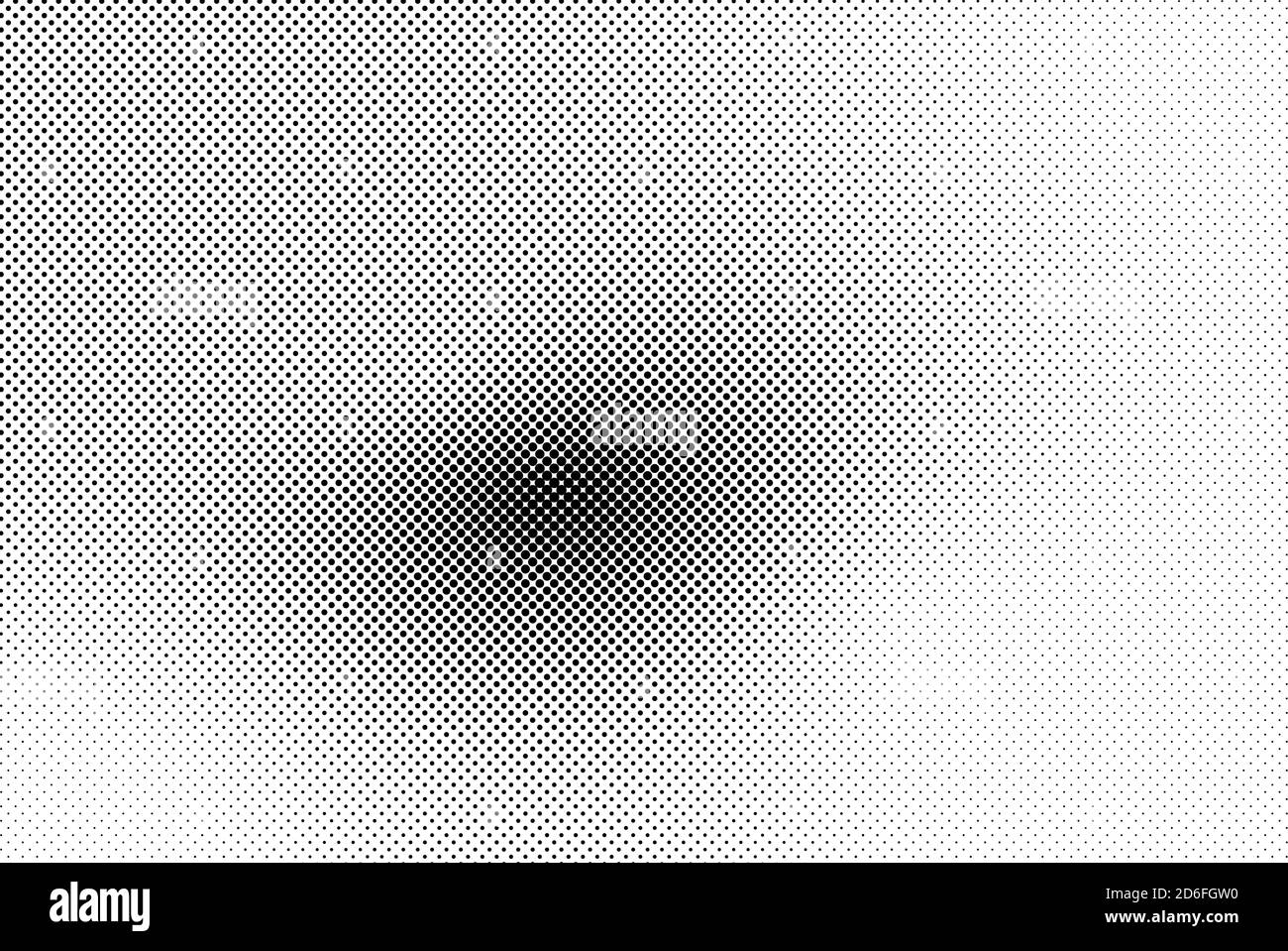 Circle halftone, screentone vector illustrations. Dots, dotted ...