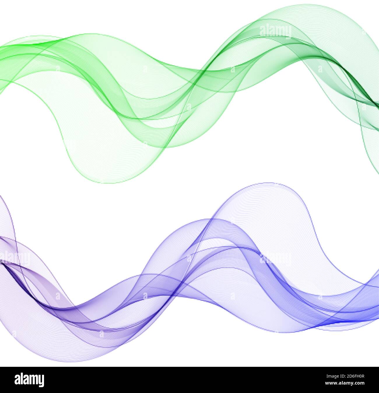 set of vector graphic waves on white background Stock Vector Image ...