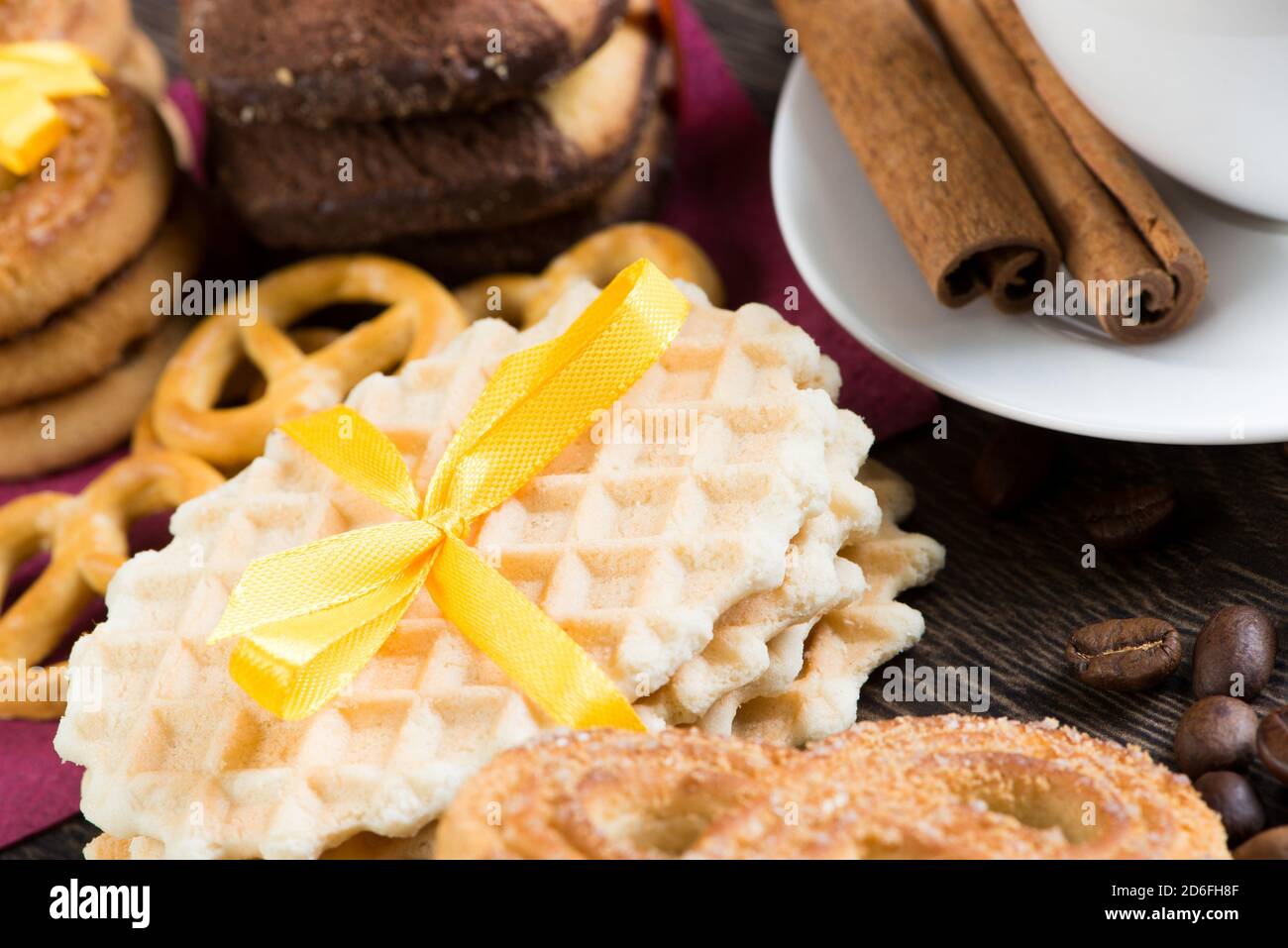 Sweets for coffee break Stock Photo - Alamy