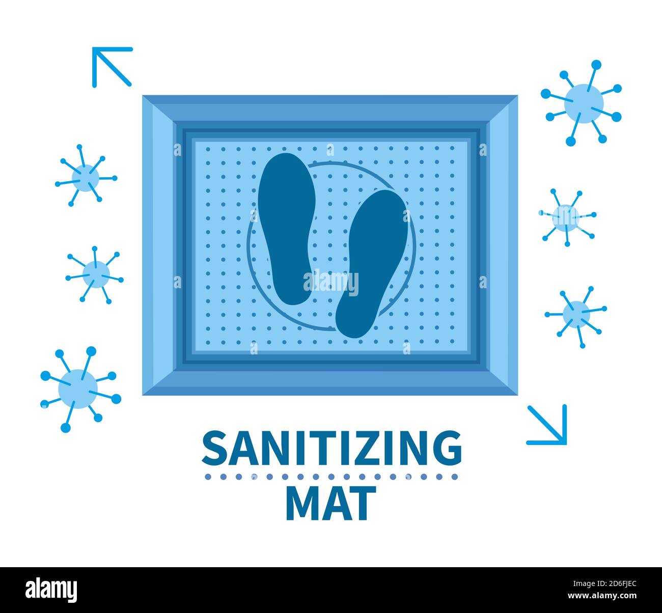 Feet doormat Stock Vector Images - Alamy