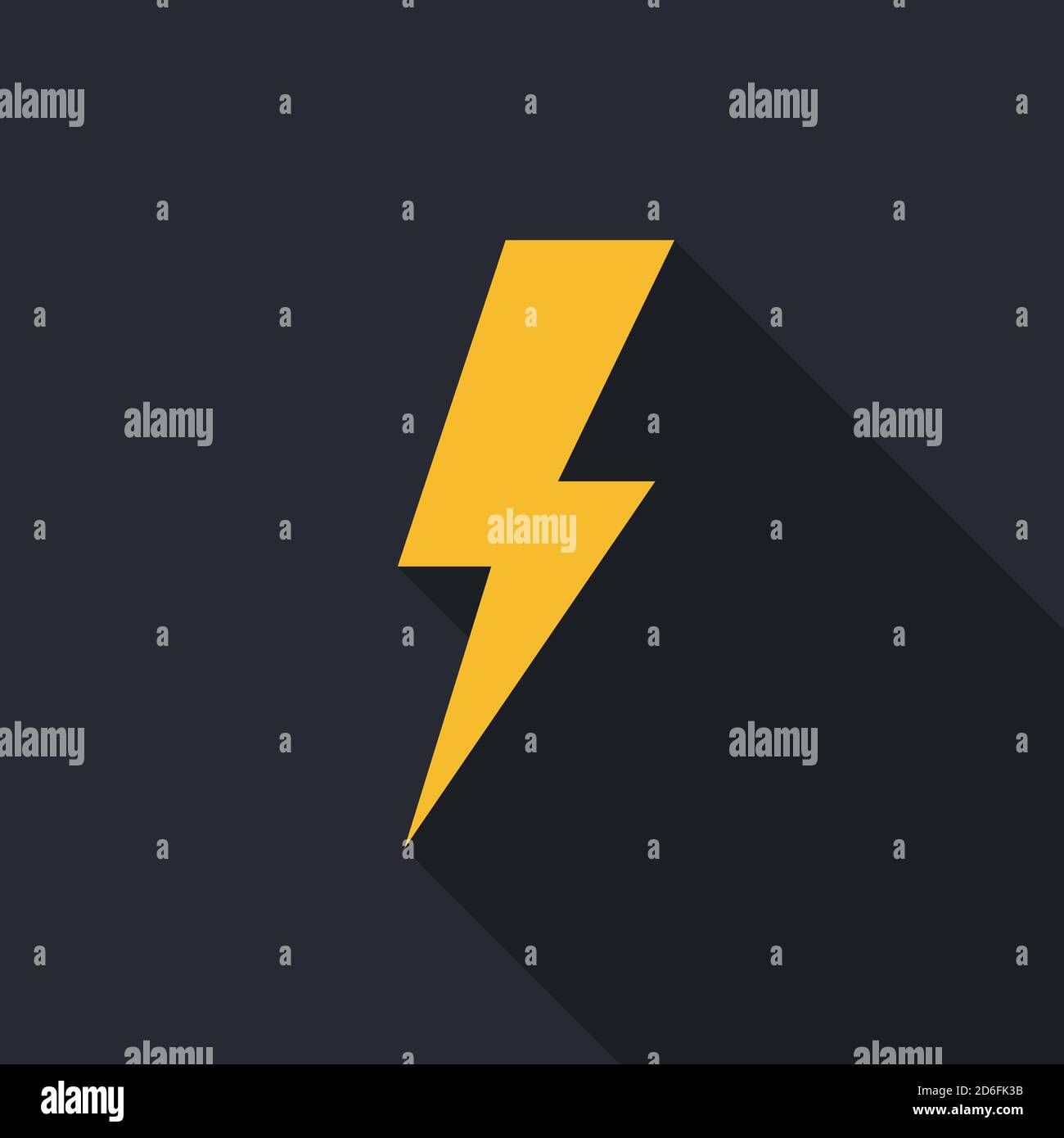 Thunderstorm lightning strike Stock Vector Images - Alamy