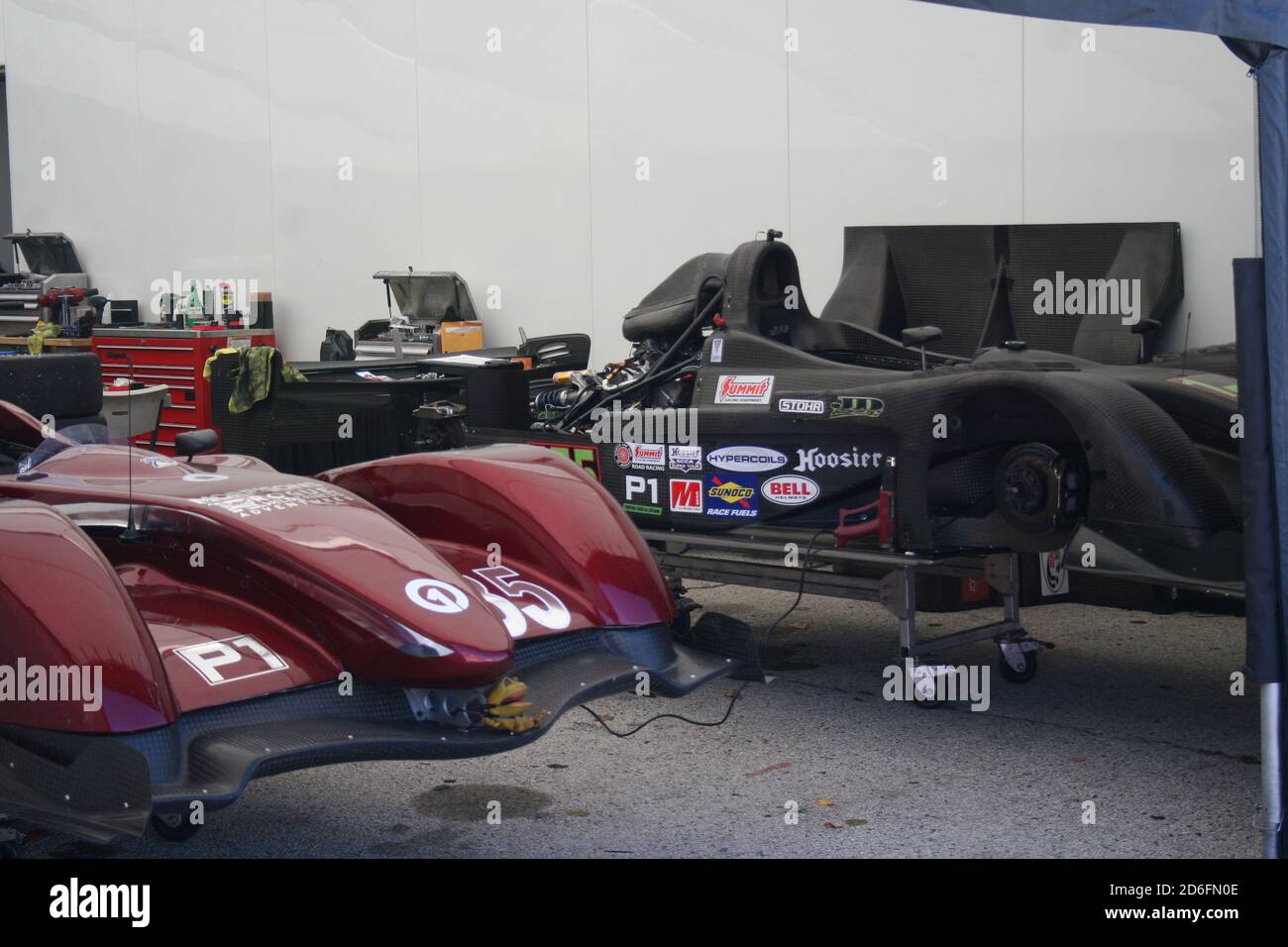 Road America Paddock during the SCCA National Championship Runoff's ...