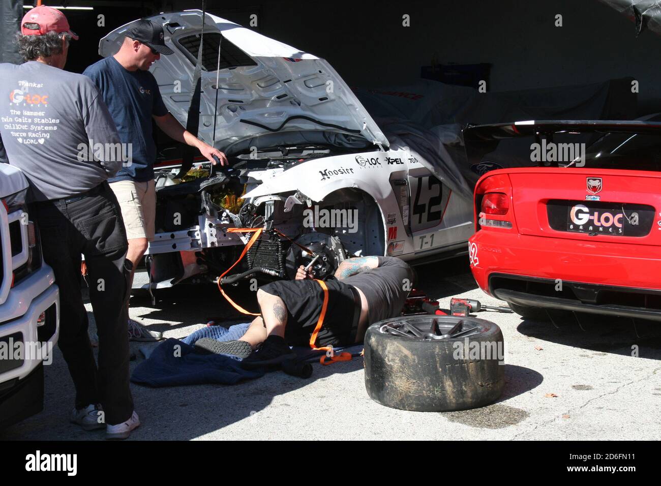 Road America Paddock during the SCCA National Championship Runoff's ...