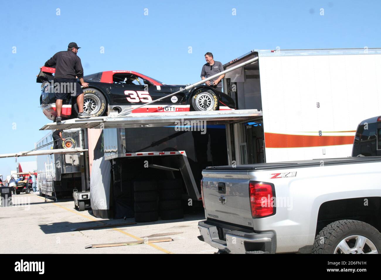Road America Paddock during the SCCA National Championship Runoff's ...