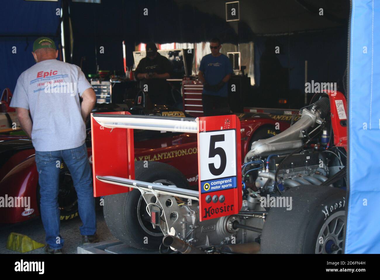 Road America Paddock during the SCCA National Championship Runoff's ...